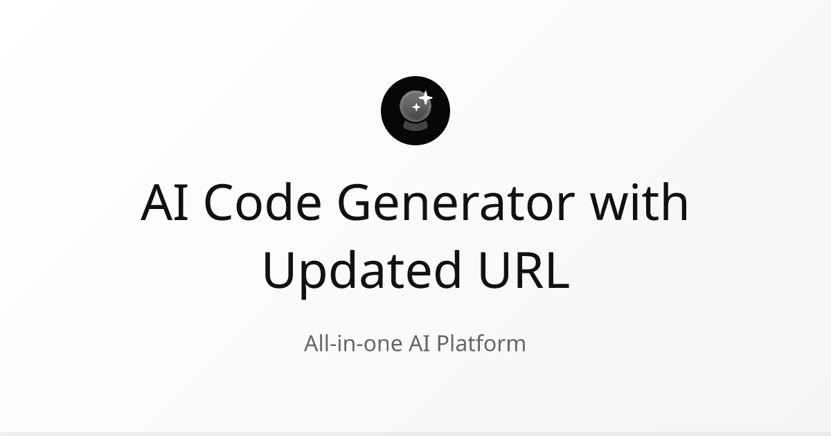 AI Code Generator
